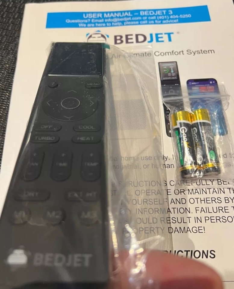 Bedjet 3/3S Climate Comfort Sleep System Remote Control OEM Brand New ...
