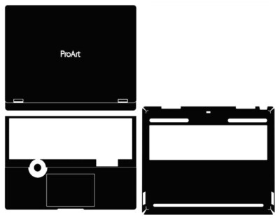 Carbon Vinyl Laptop Sticker Skin Decals Protector for ASUS ProArt 16 ...