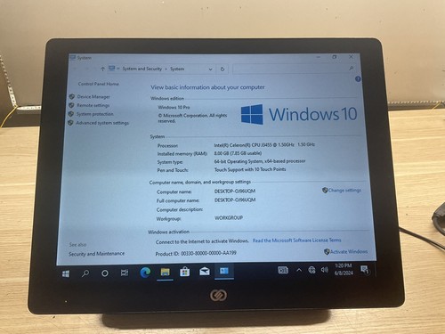 NCR CX5 15" Touchscreen POS Terminal - 7773-1215-0201 for sale online ...