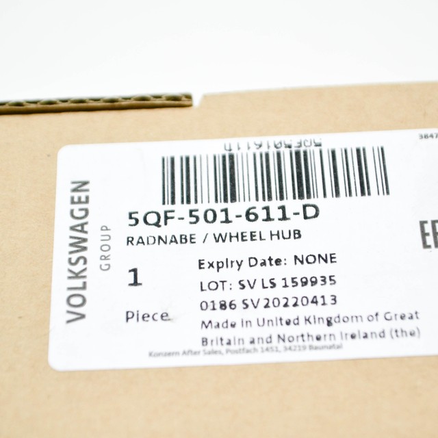 VOLKSWAGEN ID.4 E21 FRONT WHEEL HUB WITH BEARING 5QF501611D GENUINE for ...