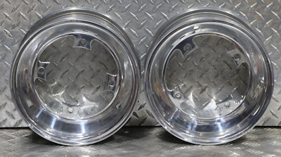 YAMAHA BANSHEE RAPTOR YFZ 450 FRONT POLISHED RACE CUT WHEELS RIMS 10X5 ...