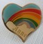 Vintage Rainbow Heart Personalized Pin Many Names to Choose From | eBay