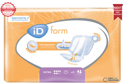 iD Expert Form Extra - Size 2 - Incontinence Pads - Pack of 21 | eBay