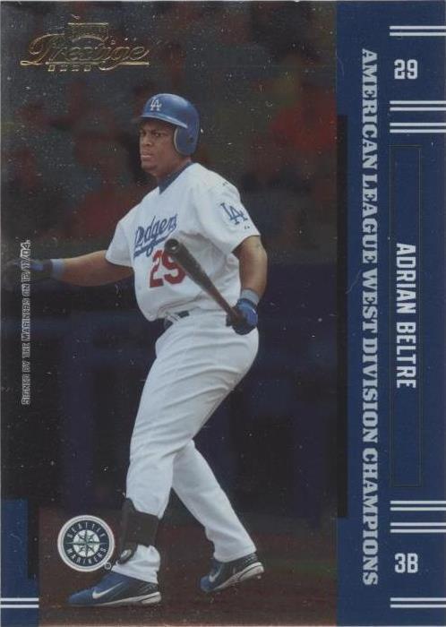 2005 Playoff Prestige - Adrian Beltre #29 Playoff Champions American ...