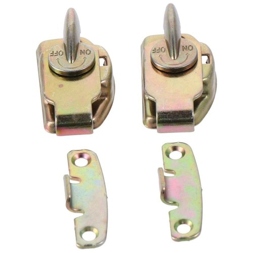2 Pack Metal Dining Table Locks Gold Table Connectors Table Latches ...