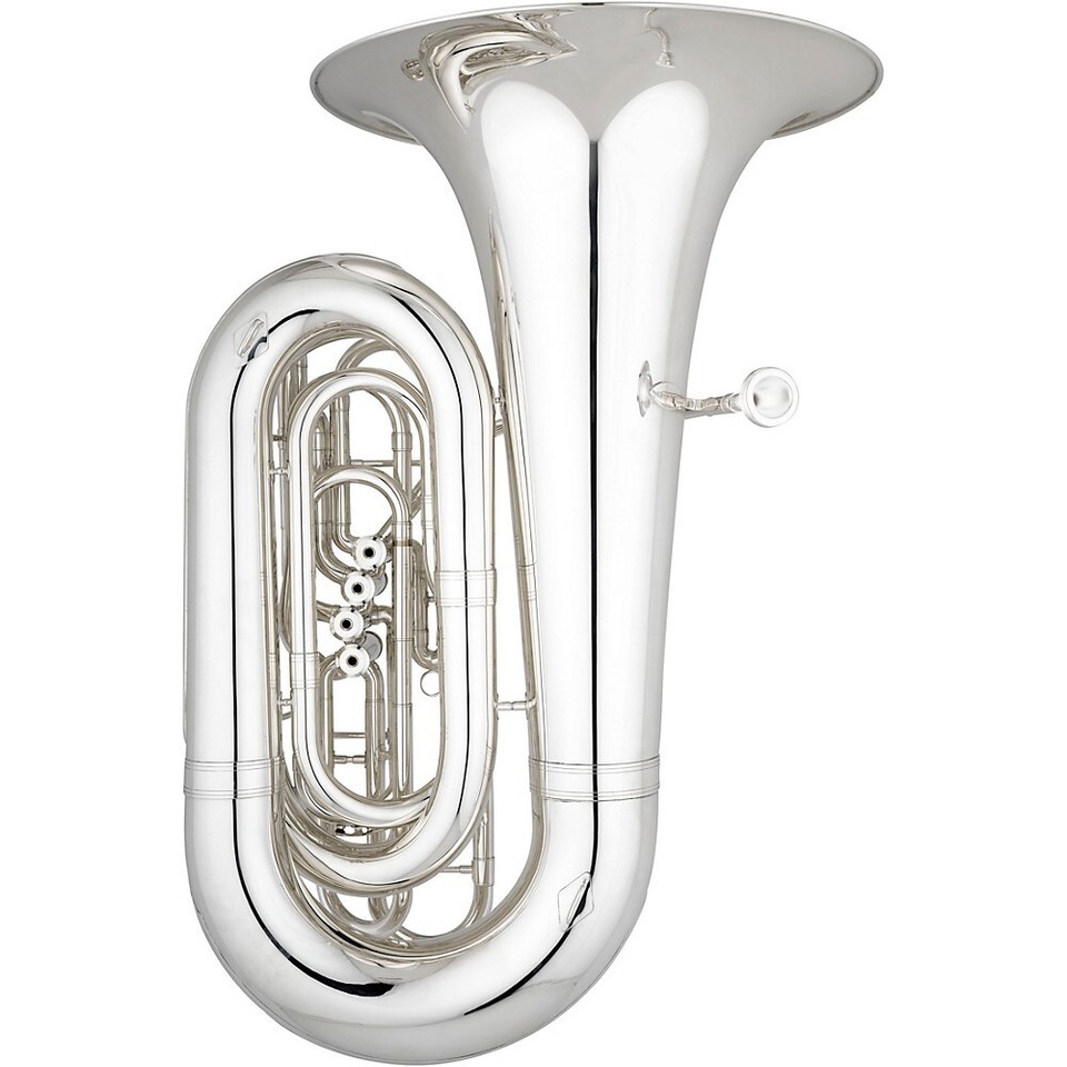 Eastman EBB534 Professional Series 4-Valve 4/4 BBb Tuba Silver Yellow ...