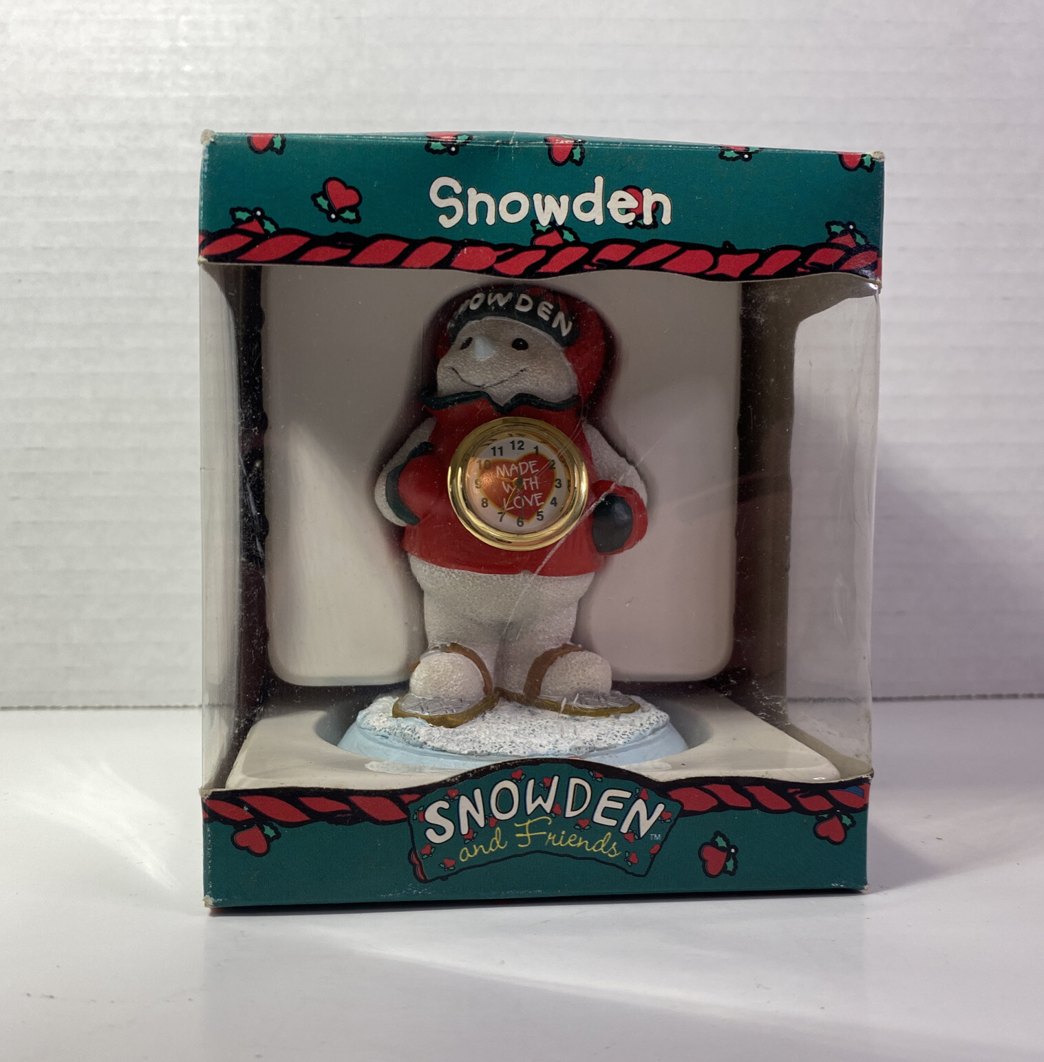 1998 Snowden Snowman Clock Figurine (clock Doesn’t Work) | eBay