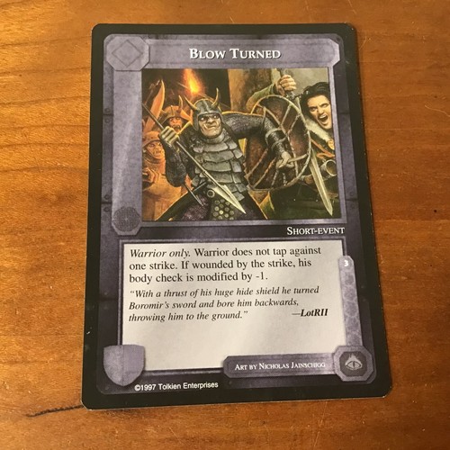 Blow Turned - The Lidless Eye - Middle Earth CCG - MECCG Card | eBay