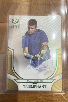2025 Topps Triumphant - Ryan Harrison, Ryan Harrison #74 Trophy Gold ...