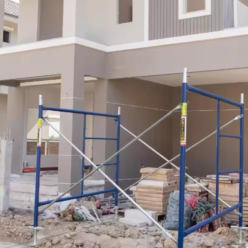 Saferstack Scaffold Section, 1-Story Scaffolding Frame Set with ...