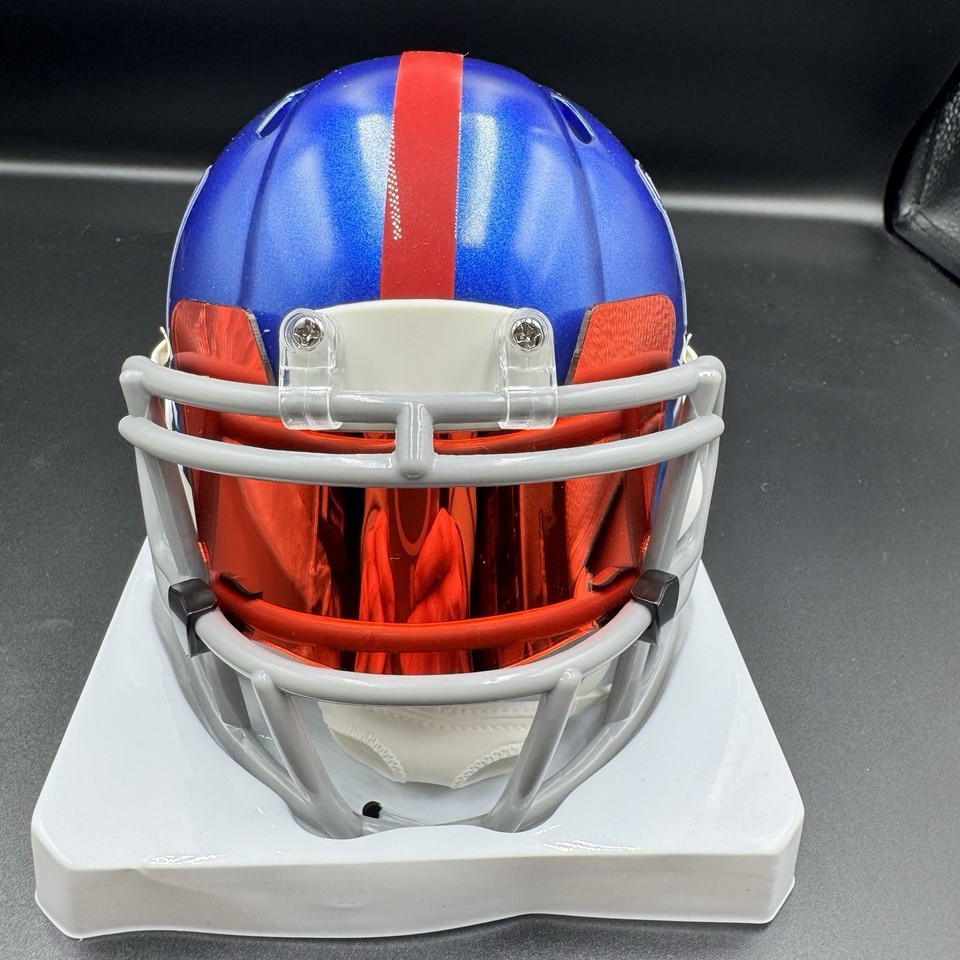 Odell Beckham Signed New York Giants Mini Helmet with Visor - Beckett ...