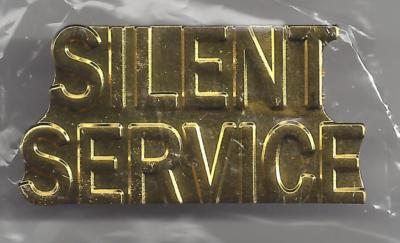 Silent Service Pin - USN - Submarine - BC Patch - Cat No. C7015 | eBay