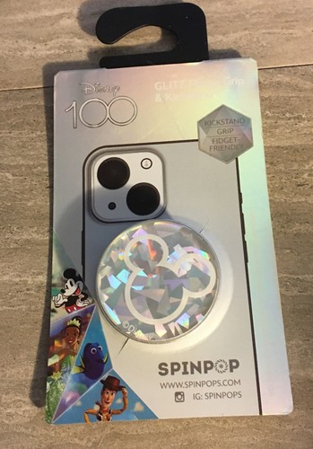 Disney 100 SpinPop Glitz Phone Grip & Kickstand - Mickey Mouse - Spin ...