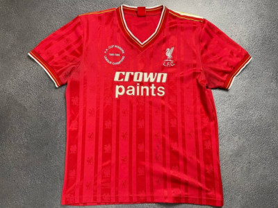 Liverpool 1985/1986 Home Replica Football Shirts Soccer Jersey Size L ...