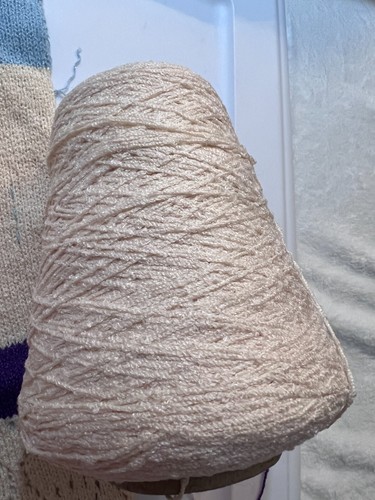 Knitting/Crochet Color Bone Spool Cone Acetate/Nylon Yarn | eBay