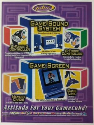 Intec GameCube G-Force Print Ad Poster Art PROMO Original Babbage's ...