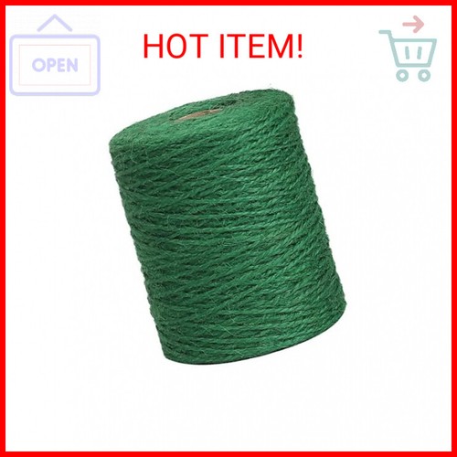 Vivifying Garden Twine, 656 Feet 2mm Green Plant Ties, Strong Jute ...