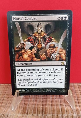 MTG-Magic the Gathering- Mortal Combat x1- 10th Edition 160/383 Near ...