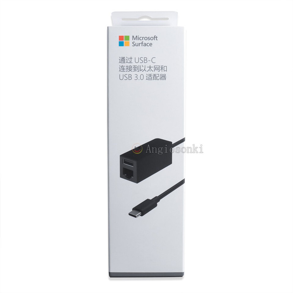 Microsoft Surface Type-C to USB3.0&Ethernet RJ45 Adapter Cable 1860 JWL-00006 | eBay