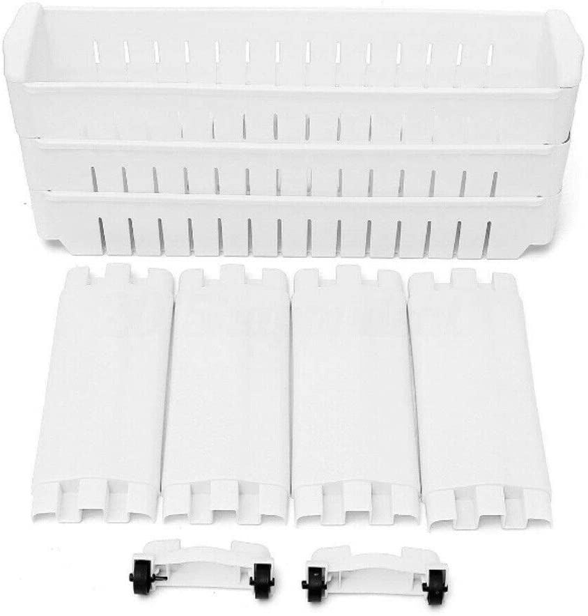 3/4 Tier Storage Tower Slide Out Rolling Castor Organiser Trolley Rack ...