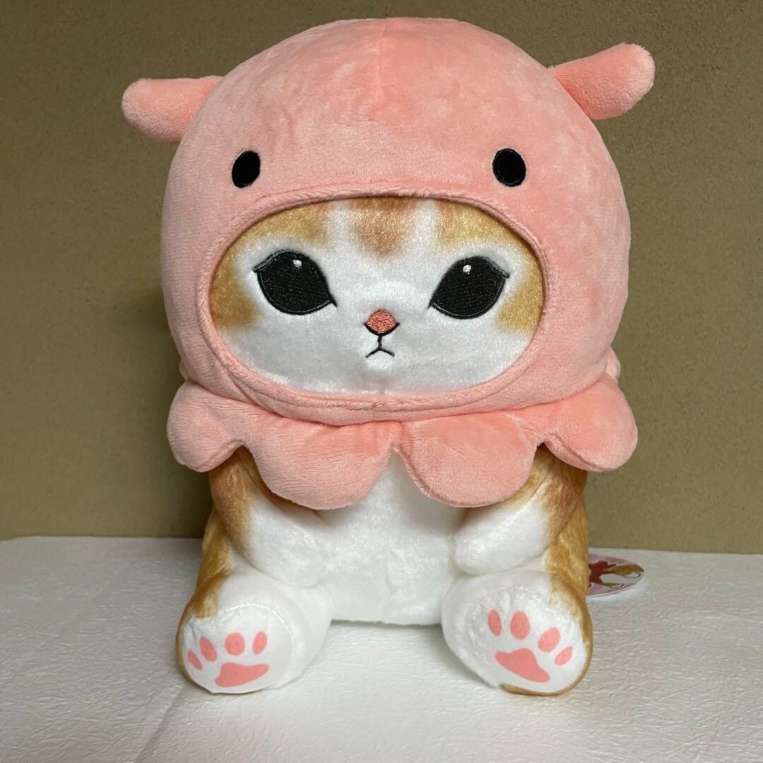 Mofusand Sea Creatures Nyan Mendako Nyan BIG Plush Doll Stuffed Toy ...