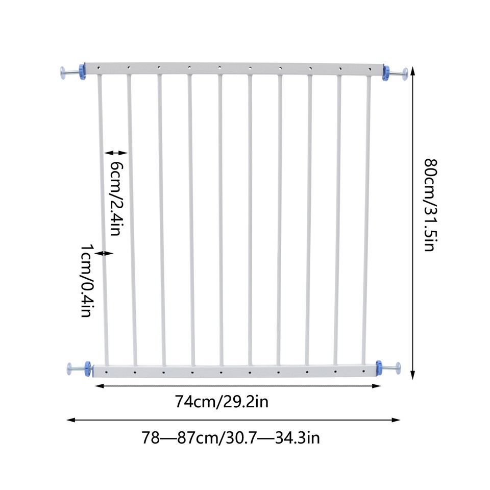 Child Safety Metal Bar Window Guard Security Burglar 30-34 inch ...
