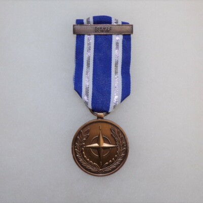 Original NATO ISAF Afghanistan Medal Full sized (European Mfg) | eBay