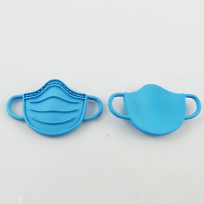 Bulk Face Mask Charm Connector Painted Enamel 14x23mm Select Qty | eBay ...