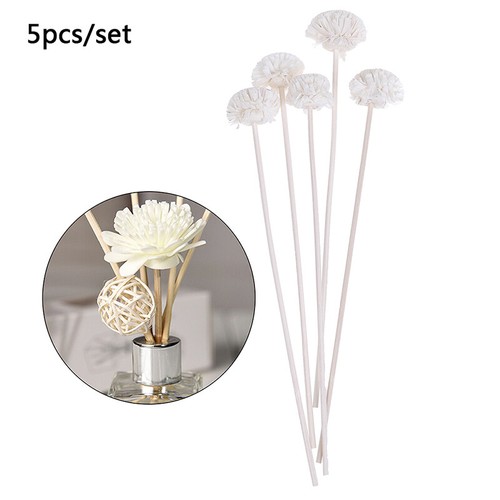 5pcs Flower Rattan Reeds Fragrance Diffuser Non-fire Replacement Refill ...
