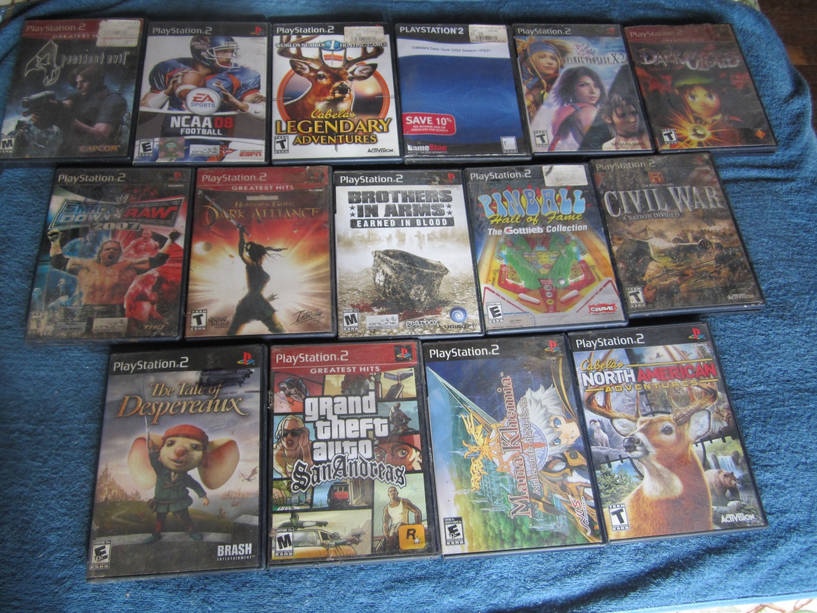 Empty PS2 Cases Lot 15 Authentic Playstation 2 Game Boxes with Covers ...