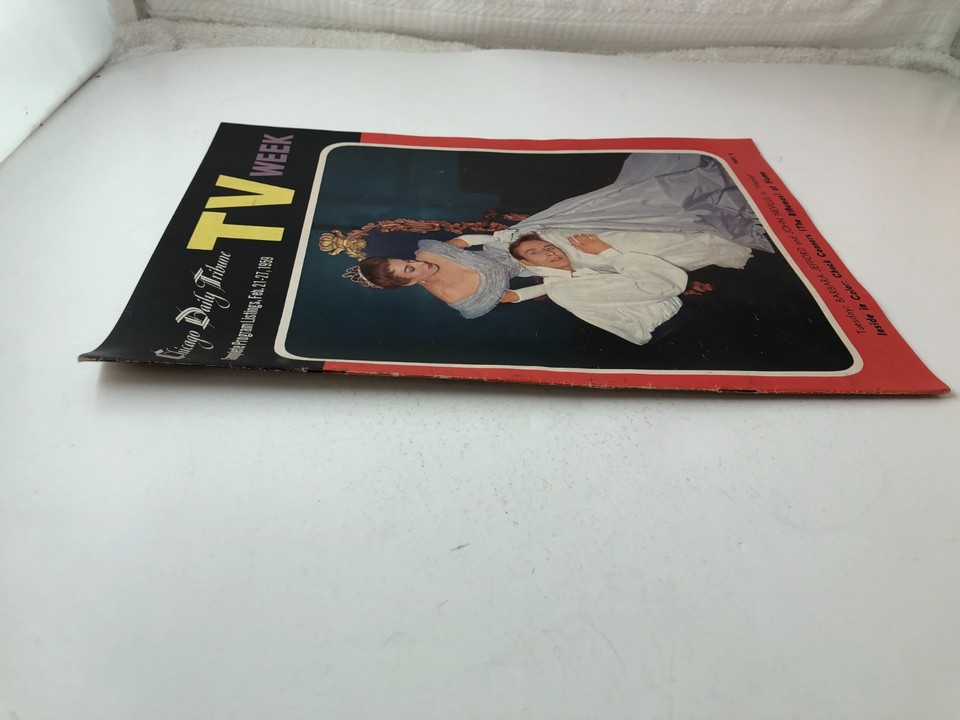 Chicago Daily Tribune TV Week Feb. 21-27, 1959 -Barbara Jefford-John ...