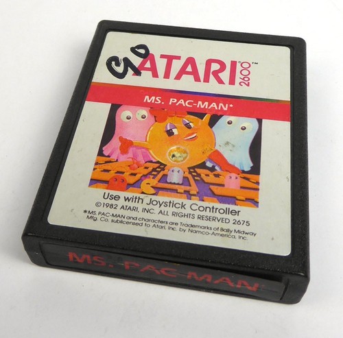Atari 2600 Game -- MS. PAC-MAN (Silver Label) -- VCS | eBay