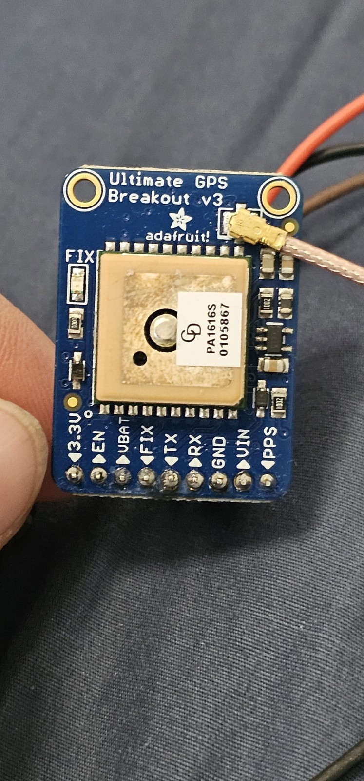 Adafruit Ultimate GPS Receiver Breakout, 66 Channels with 10Hz Updates ...