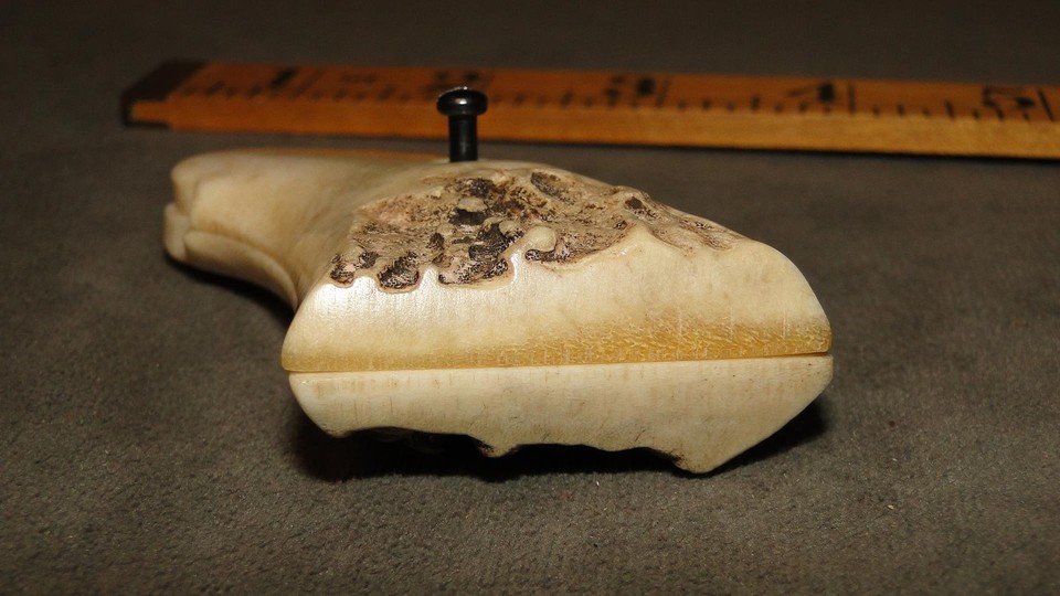 Ruger Bearcat revolver exotic Sambar Stag grips with screw excellent ...