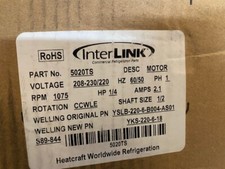 Genuine Interlink YSLB-50-4-B003-AS01 Fan Motor 208-230V 5008TS ...