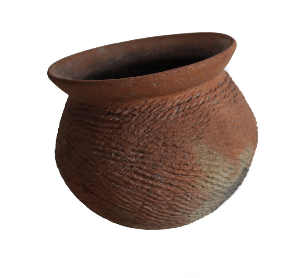 Archaic Ban Chiang Pottery Jar, Thailand, Red earthenware with incised ...