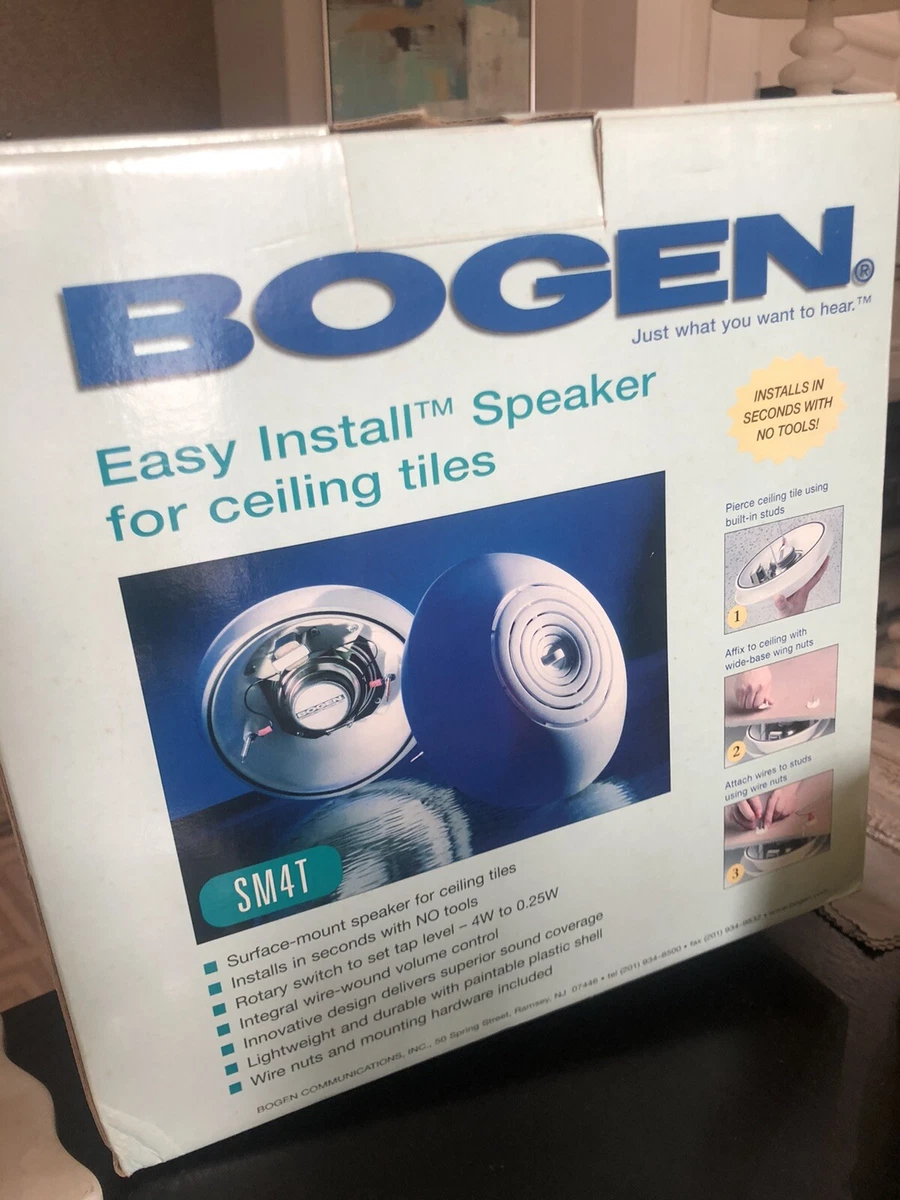 Bogen Ceiling Speakers Installation | Shelly Lighting