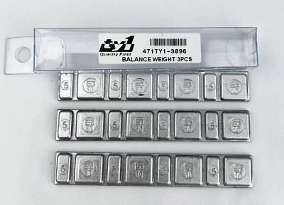 RedbacK Racing Lead Balance Weights 3 Sticks 12x5g 12x10g Sticky back ...