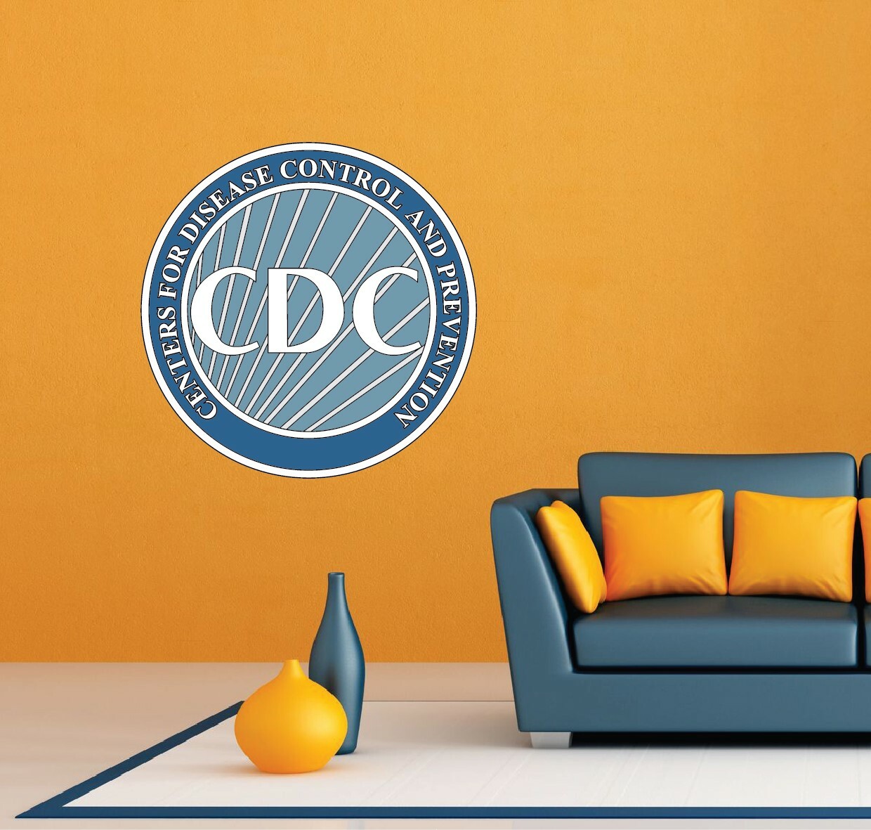 Centers for Disease Control Prevention CDC Seal Wall Decor Sticker ...