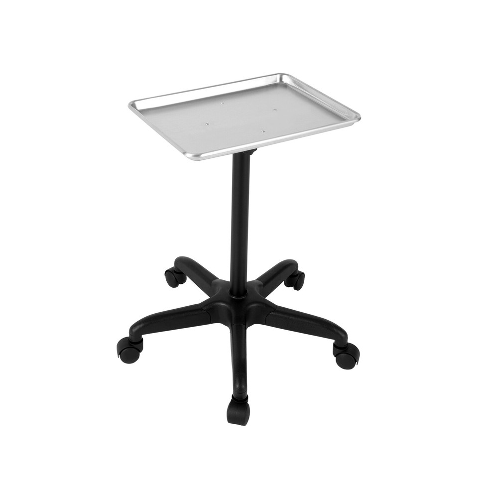 Salon Tray on Wheels-Height Adjustable Silver Tray-Salon Service Tray ...