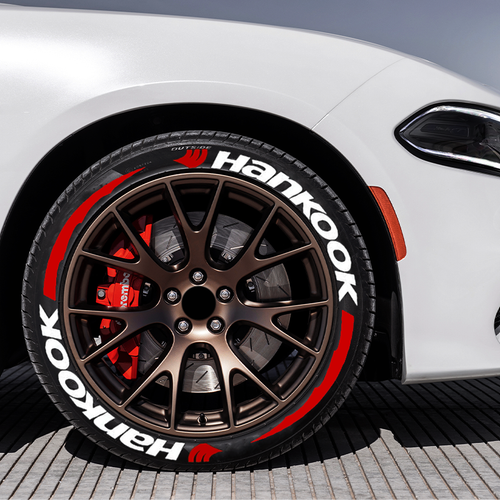 8 Sets HANKOOK Tire Lettering Sticker 1.38'' 15''-24'' For Top And ...