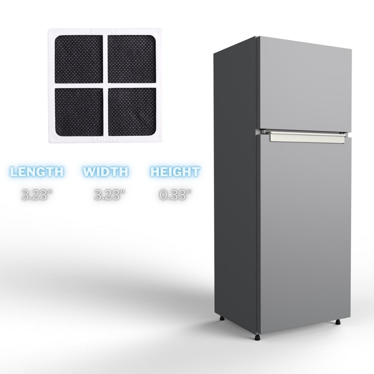 3 x Fresh Air Filter For LG LT120F, Refrigerator Freezer Air Filter ...