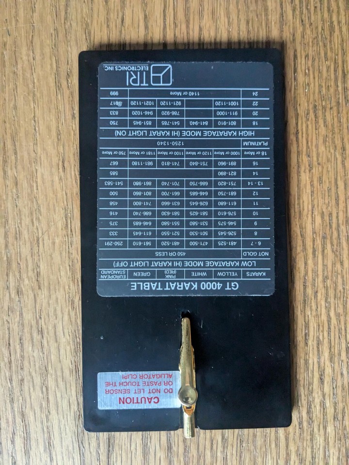 Tri-Electronic GT-4000 Gold Tester | eBay