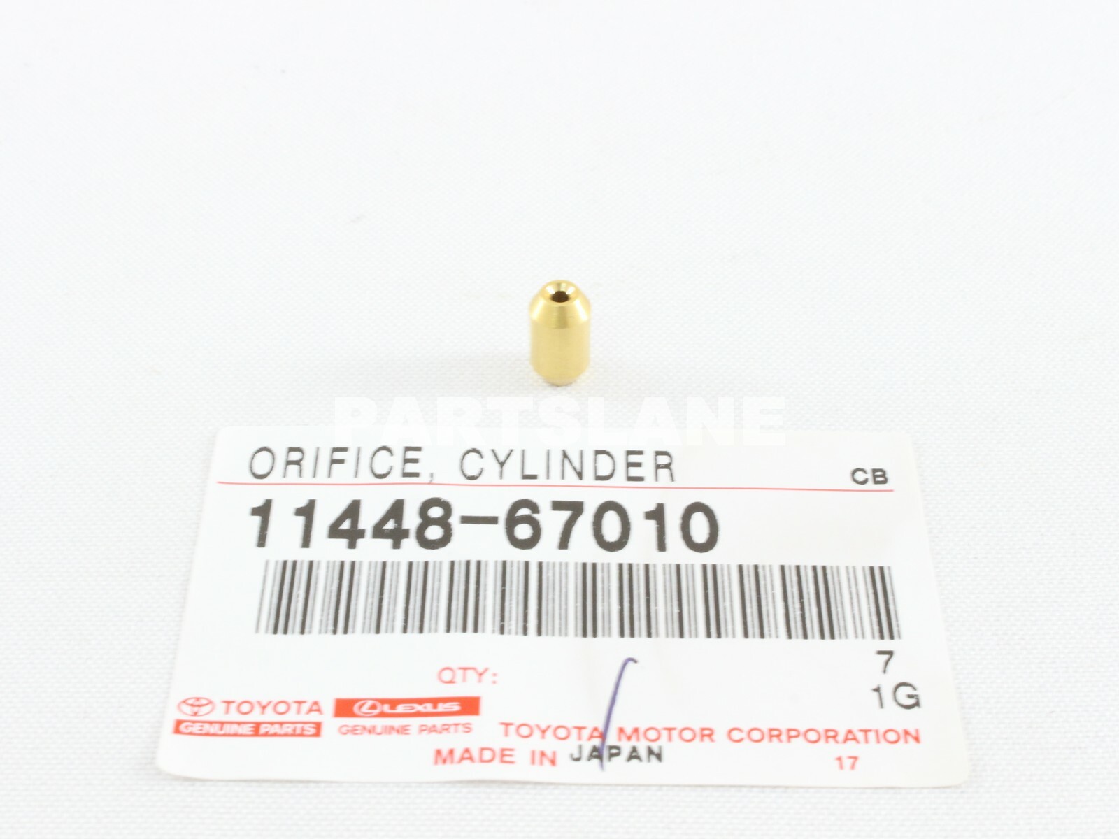 Toyota HiAce Hilux Land Cruiser OEM Cylinder Block Oil Orifice 11448 ...