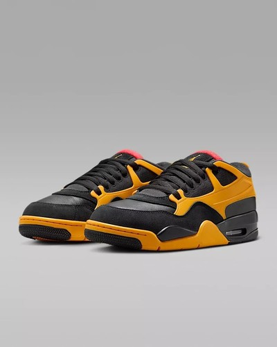 Nike Air Jordan 4 RM Bruce Lee Men's Shoes Black/Yellow FQ7939 007 | eBay