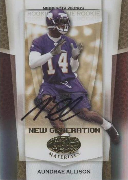 2007 Leaf Certified Materials - New Generation Aundrae Allison #178 ...