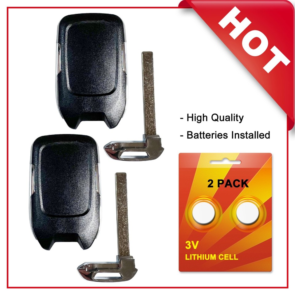 2 Replacement for 2021 2022 GMC Sierra Remote Car Key Fob HYQ1ES ...