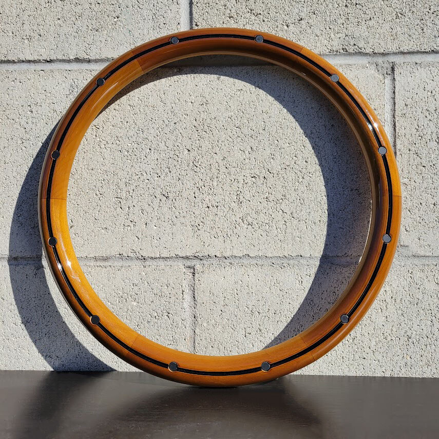 14" Inch Black Billet Steering Wheel Wood Wrap Horn + Hub Adapter GM ...