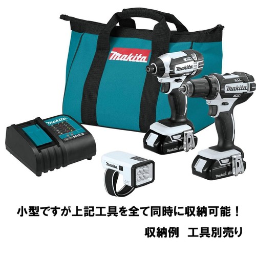 Portable Turquoise Tool Box for Makita Power Tools Contractor Bag 10 ...