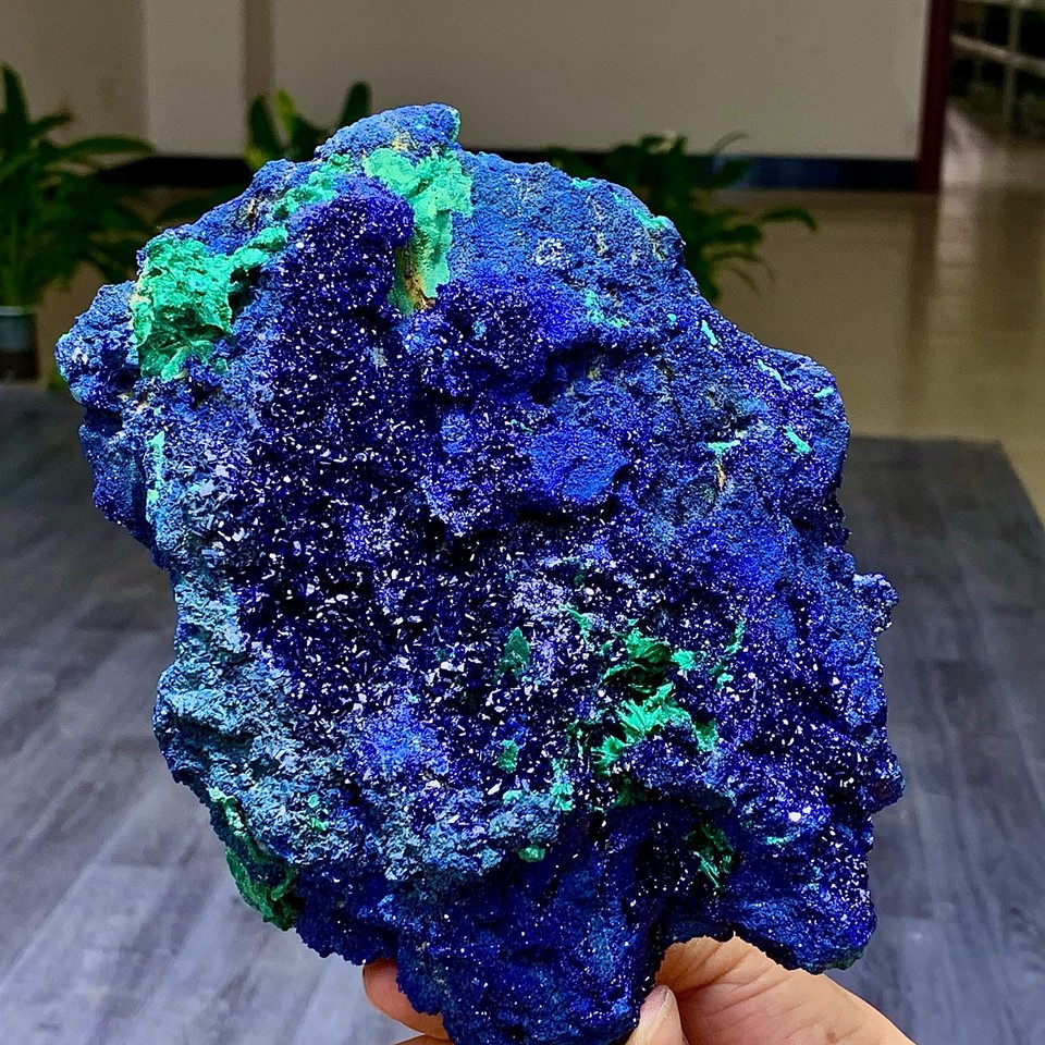 4.69LB BEST Natural Azurite/Malachite crystal minerals specimens V455 ...